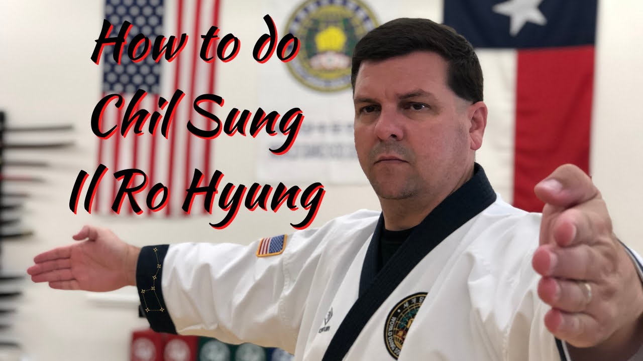 How to do Chil Sung Il Ro Hyung for Tang Soo Do / Soo Bahk Do - YouTube