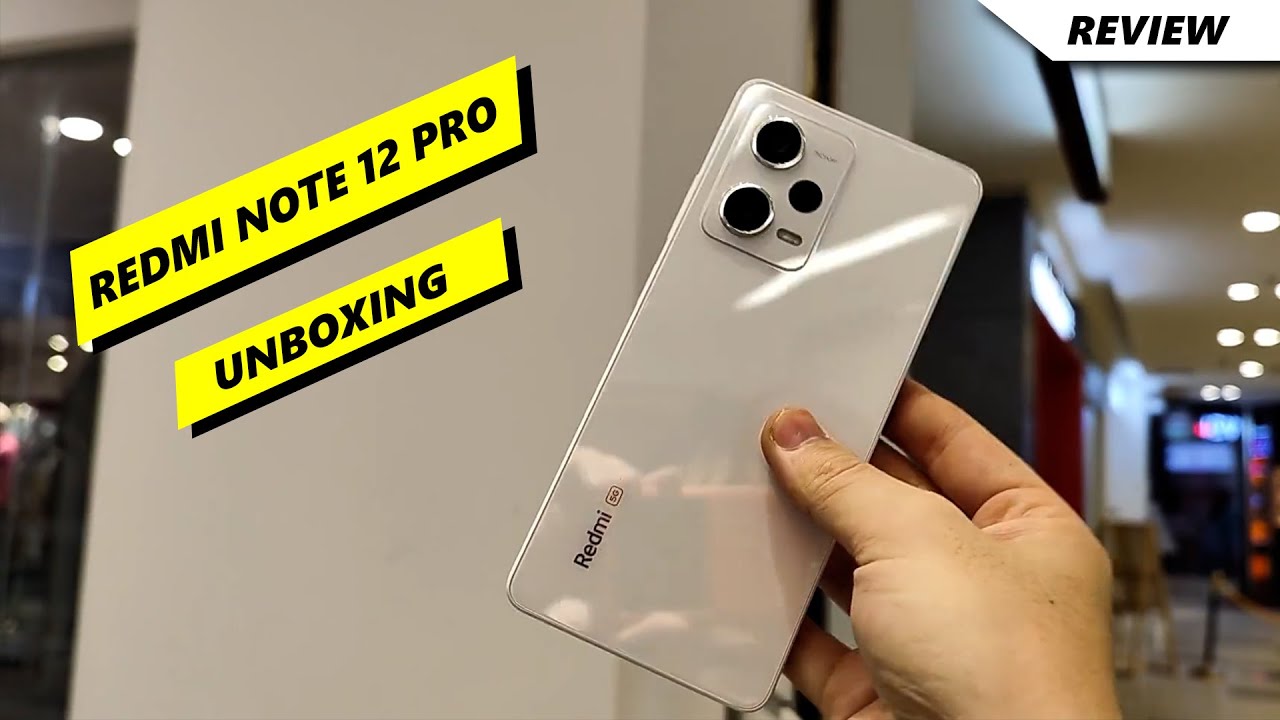 Redmi Note 12 Pro Unboxing in Hindi | Price in India | Hands on Review ...