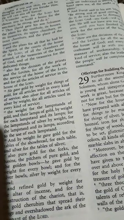 1 chronicles 28 part 2 #bible #bibleverse #biblestudy #biblia # ...