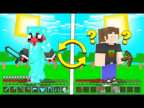 MİNECRAFT AMA ENVANTERİMİZ DEĞİŞİYOR ✔️