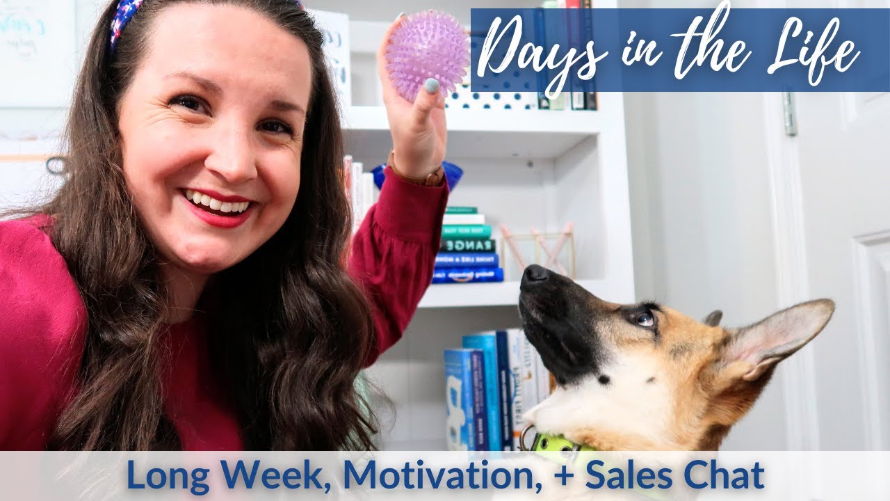 Youtube Tips, How to be Motivated, Sales Chat, + Long Week // DAYS IN ...
