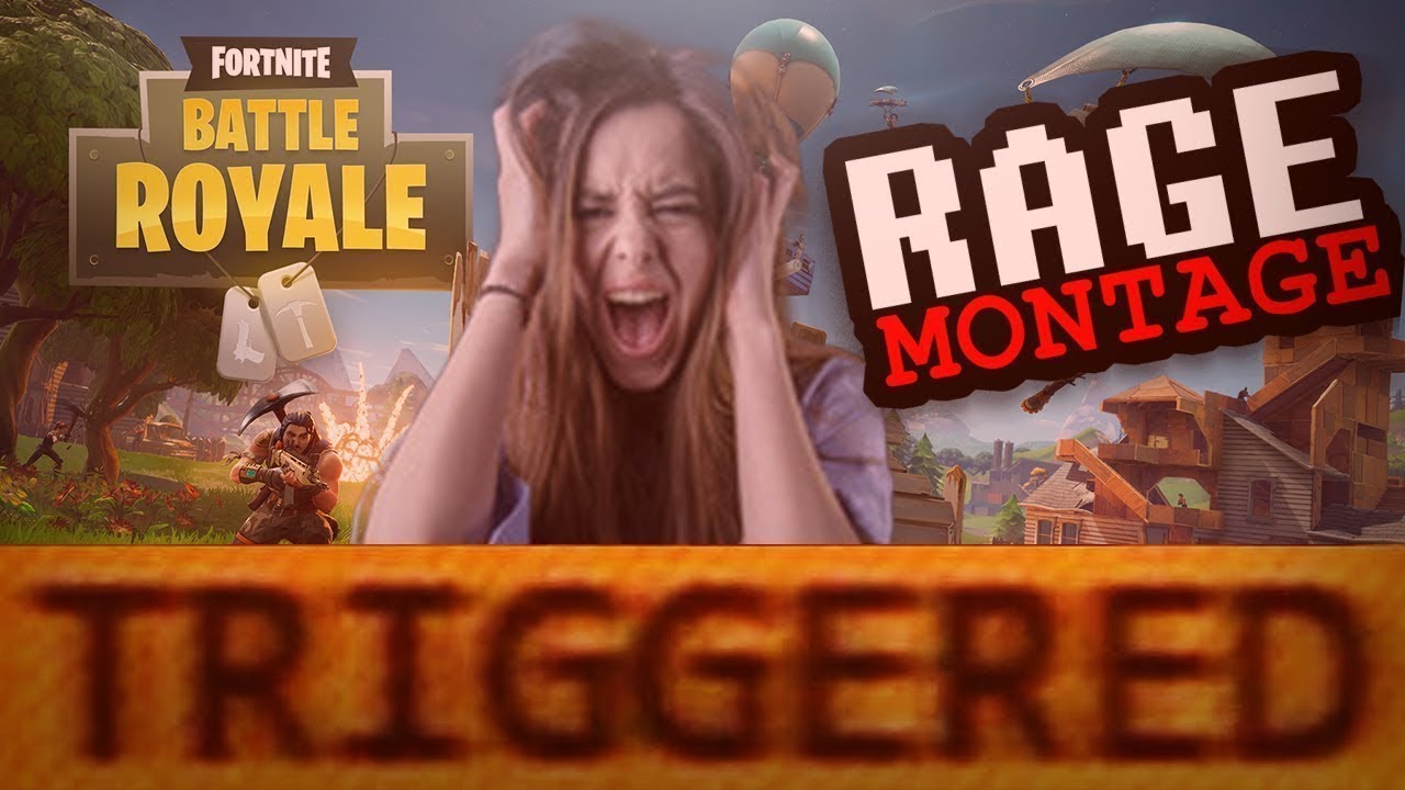 Fortnite Rage Montage #1 - YouTube