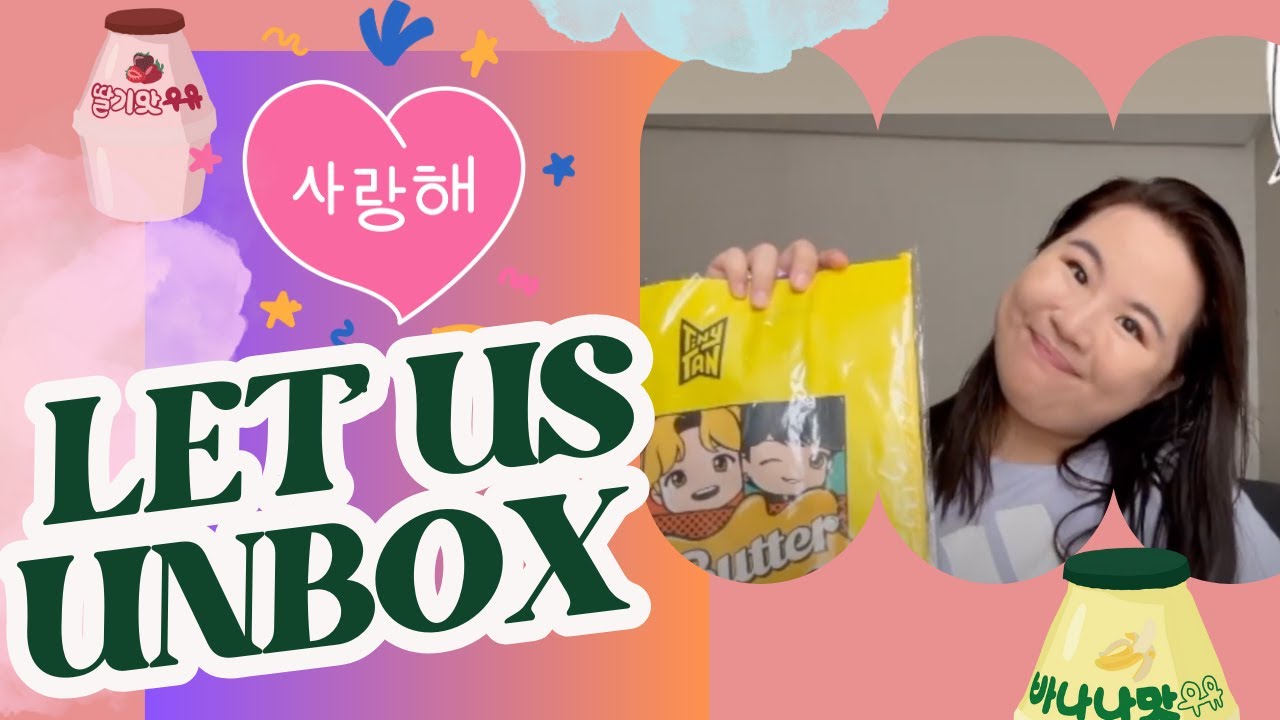 Unboxing BTS Binggrae Milk Drink Tote Bag and BTS Sticker #btsarmy # ...
