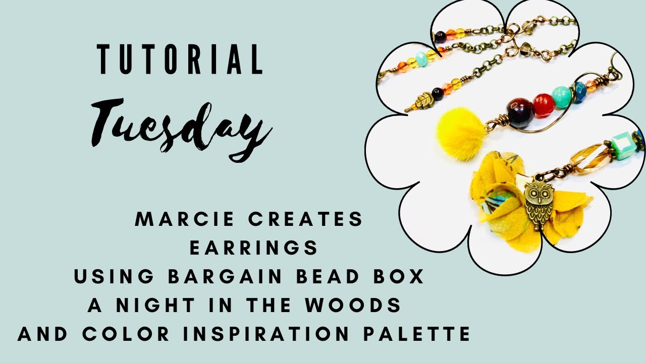 Tutorial Tuesday- earrings using our new color palette and Bargain bead ...