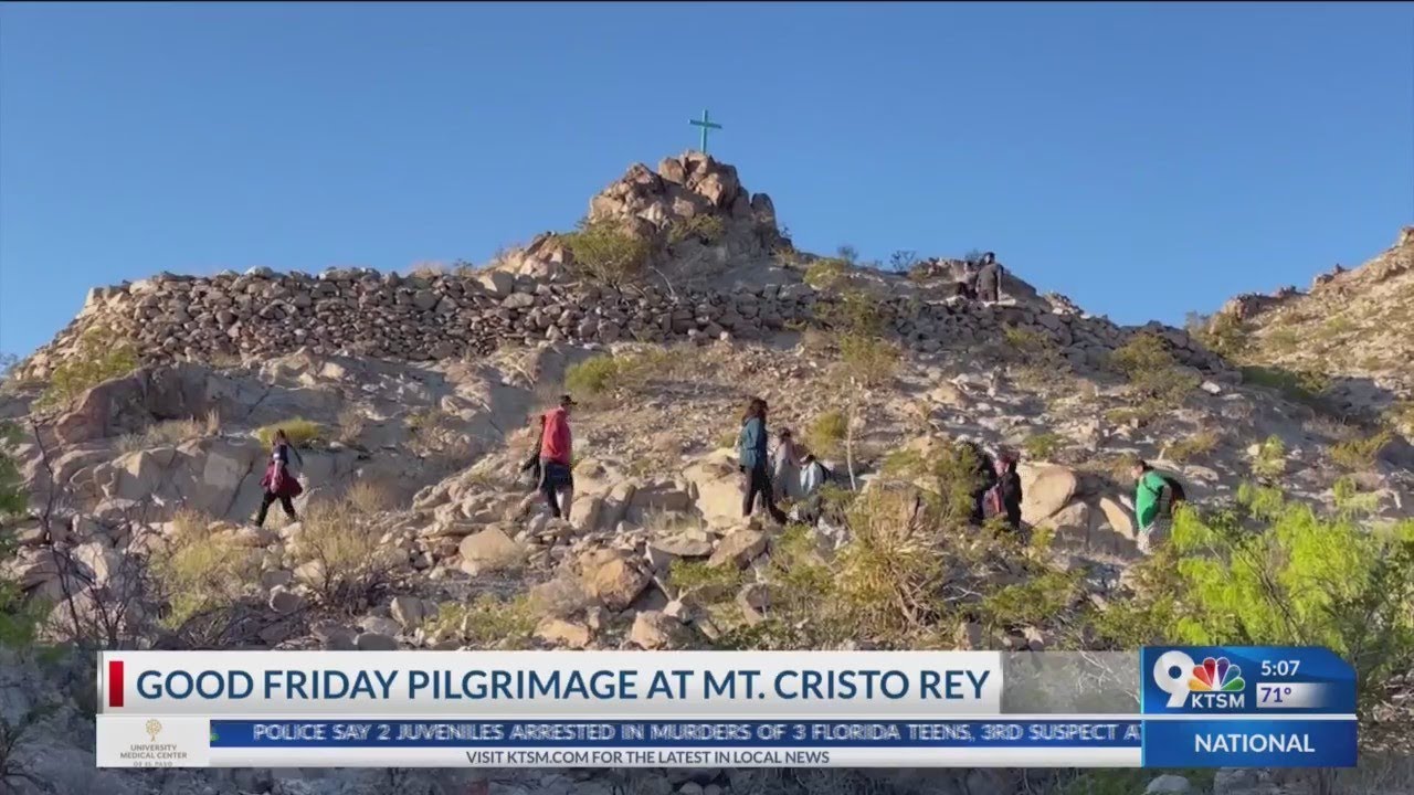 Good Friday pilgrimage at Mt. Cristo Rey - YouTube