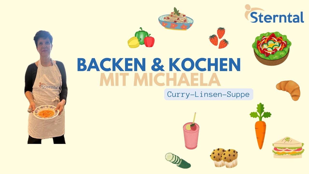Video 485: Sterntal Live - Curry-Kokos-Suppe kochen mit Michaela 🥥 🥣 ...
