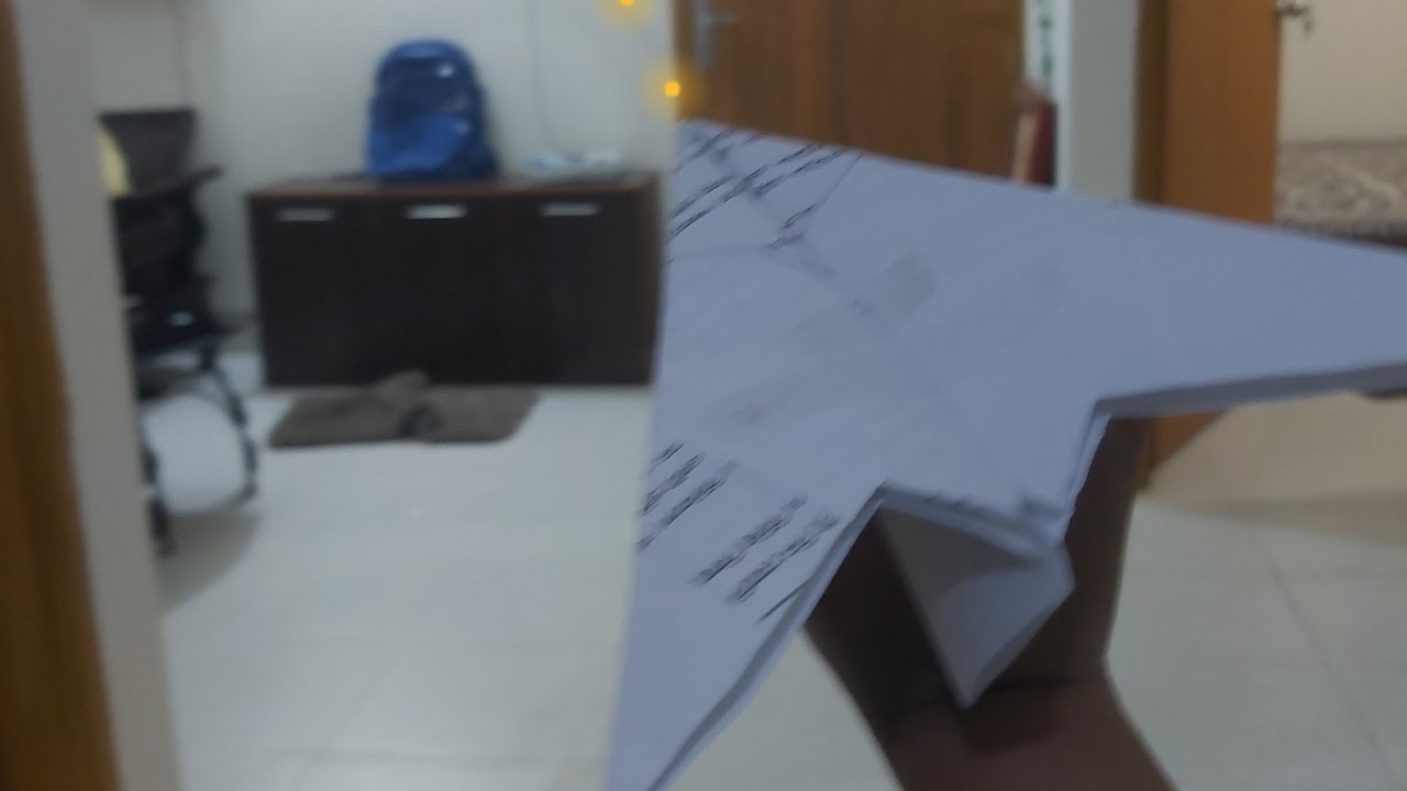 Making a paper air plain that flys very far (TRUST ME) go to the ...