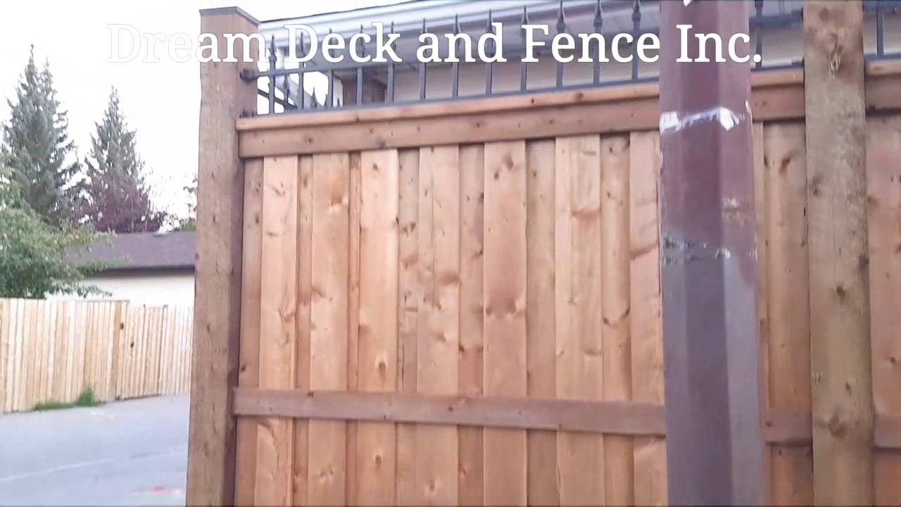 Fortress Style Fence (Dream Deck and Fence) - YouTube
