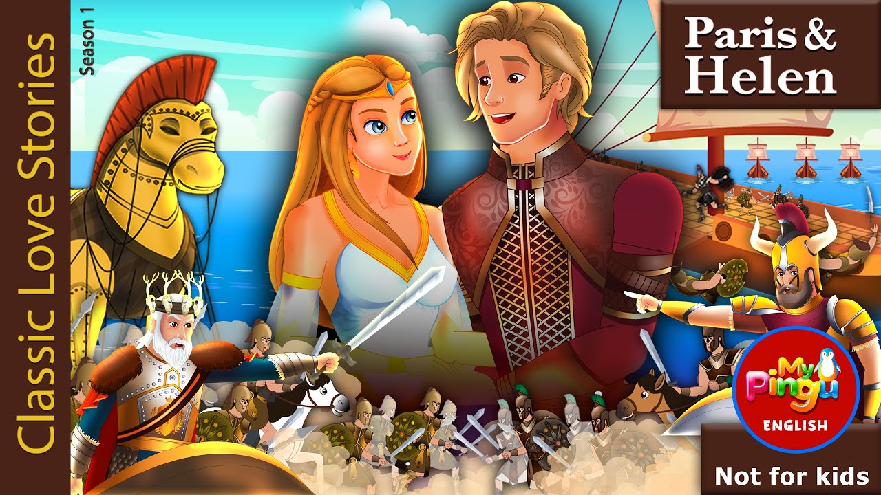 Paris and Helen in English I Classic love story I My Pingu English ...