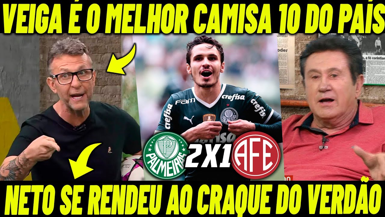 NETO SE RENDEU "RAPHAEL VEIGA É O MELHOR CAMISA 10 DO PAÍS" NOTICIAS DO PALMEIRAS HOJE - YouTube