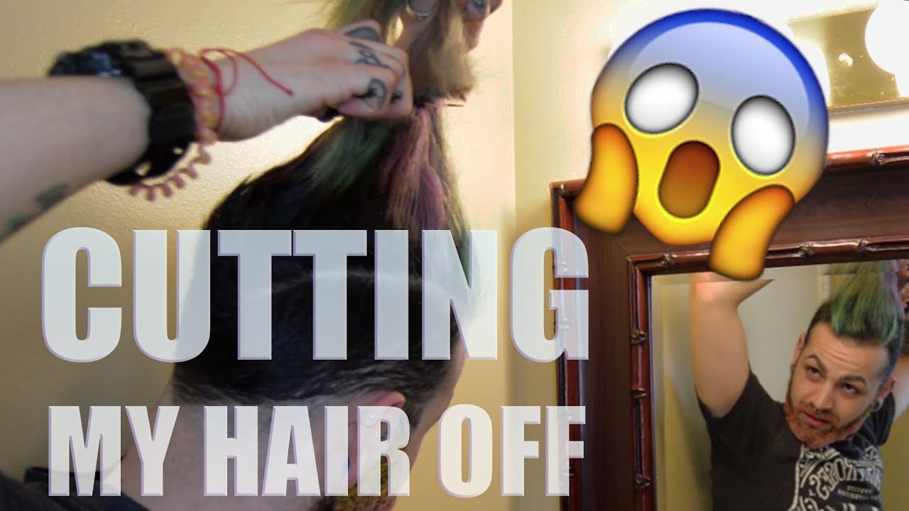 Cutting my HAIR OFF and Hair Makeover! - YouTube