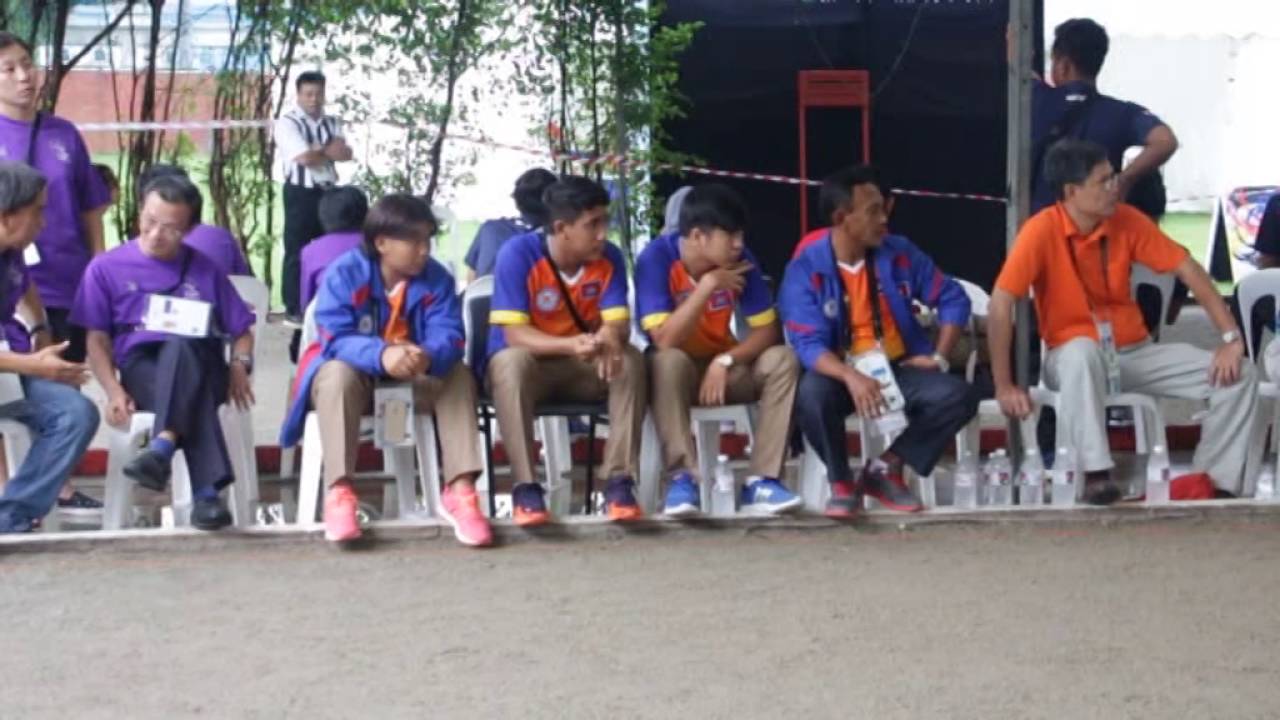 Petanque Gold Medalist 18th University Games 2016 Singapore. - YouTube