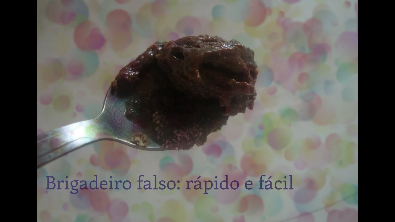 Brigadeiro falso - YouTube