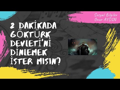 6.Sınıf Sosyal Bilgiler İpek Yolunda Türkler - Göktürk Devleti