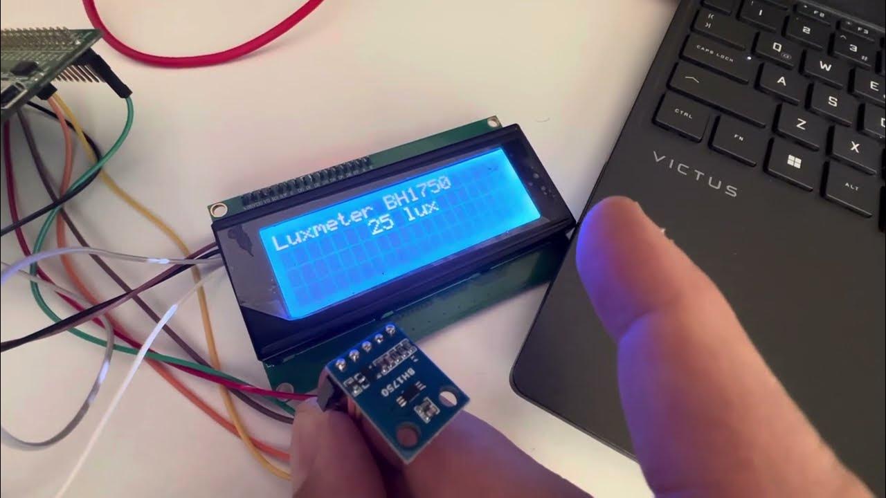 STM32F407 Discovery- BH1750 luxmeter - YouTube
