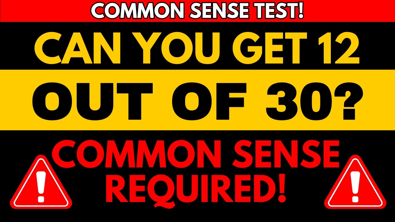 Your IQ is ABOVE 165 IF You Can GET 12 out of 30 For THIS # ...