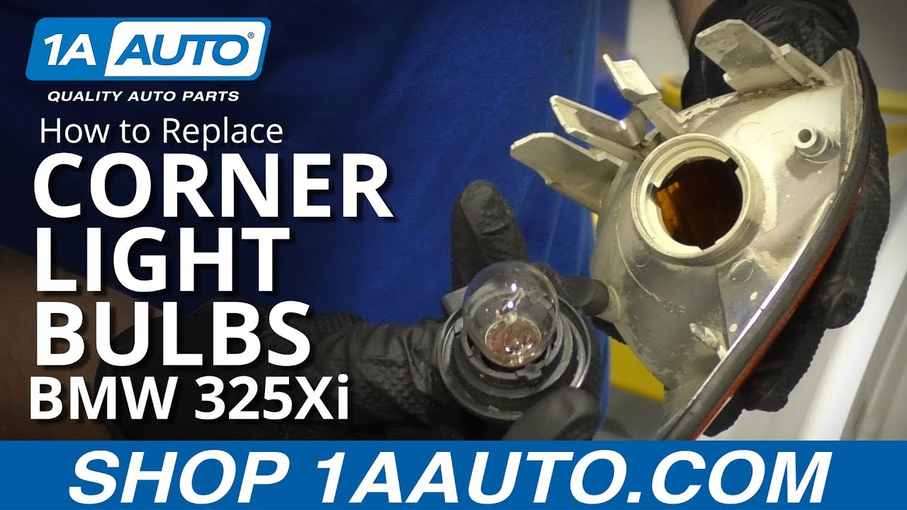 How to Replace Corner Light Bulbs 97-06 BMW 325Xi - YouTube
