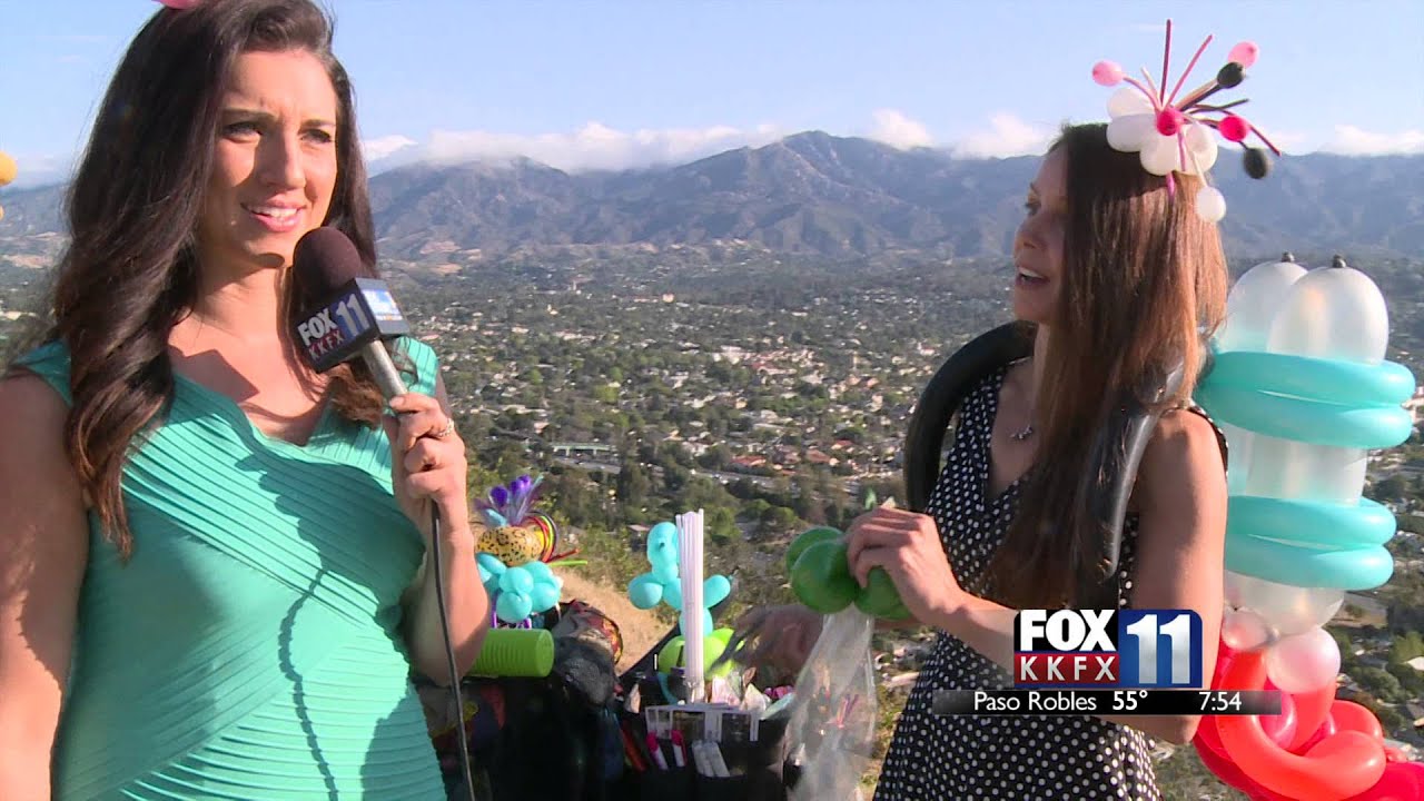 KKFX Morning: A Balloon Artist Shows Her Amazing Artwork - YouTube