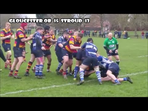 Gloucester OB v Stroud Rugby (Counties 3, Glos North, 2022/23) - YouTube