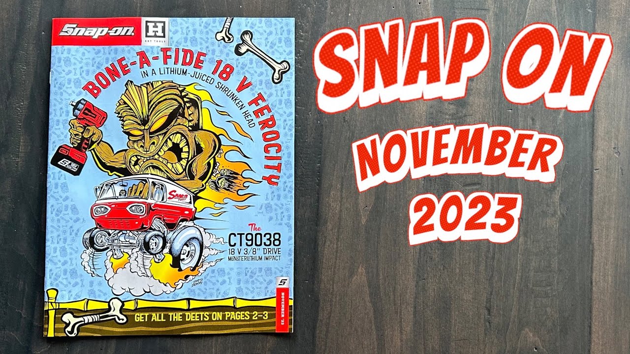 Snap On November 2023 Flyer is here and its got deals !! - YouTube
