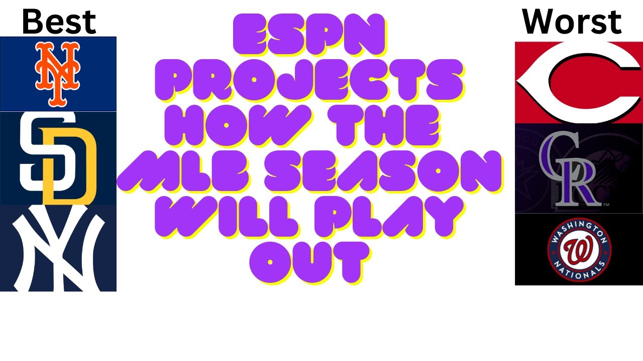 ESPN projects each MLB team's record for the 2023 season - YouTube