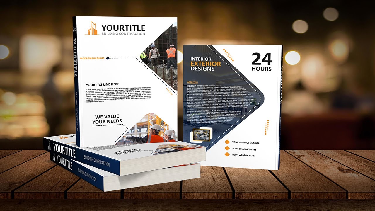 Book Front Back Design [ Photoshop Tutorial ] - YouTube