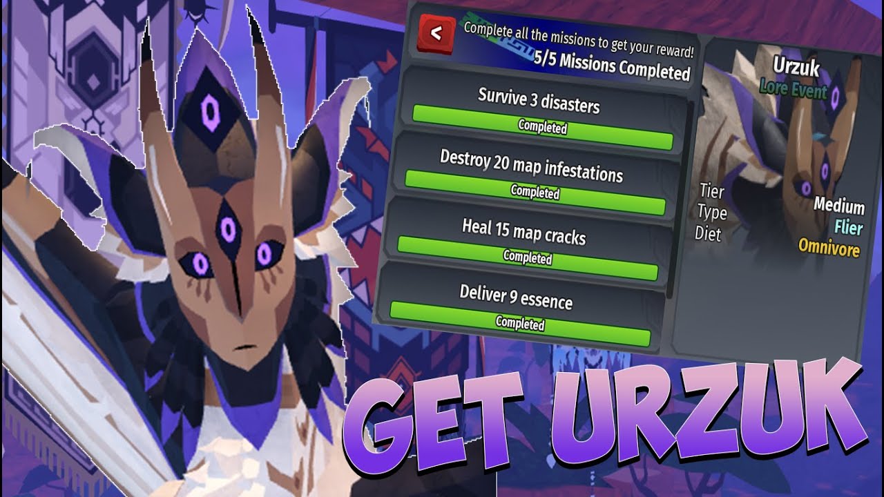 How To Get Urzuk at Inkpujin's Legacy Lore Event in Creature of Sonaria ...