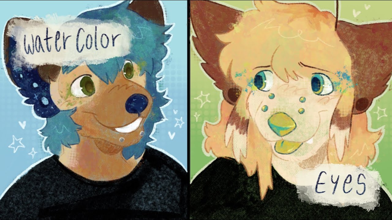 Watercolor eyes || animation meme ⭑ - YouTube