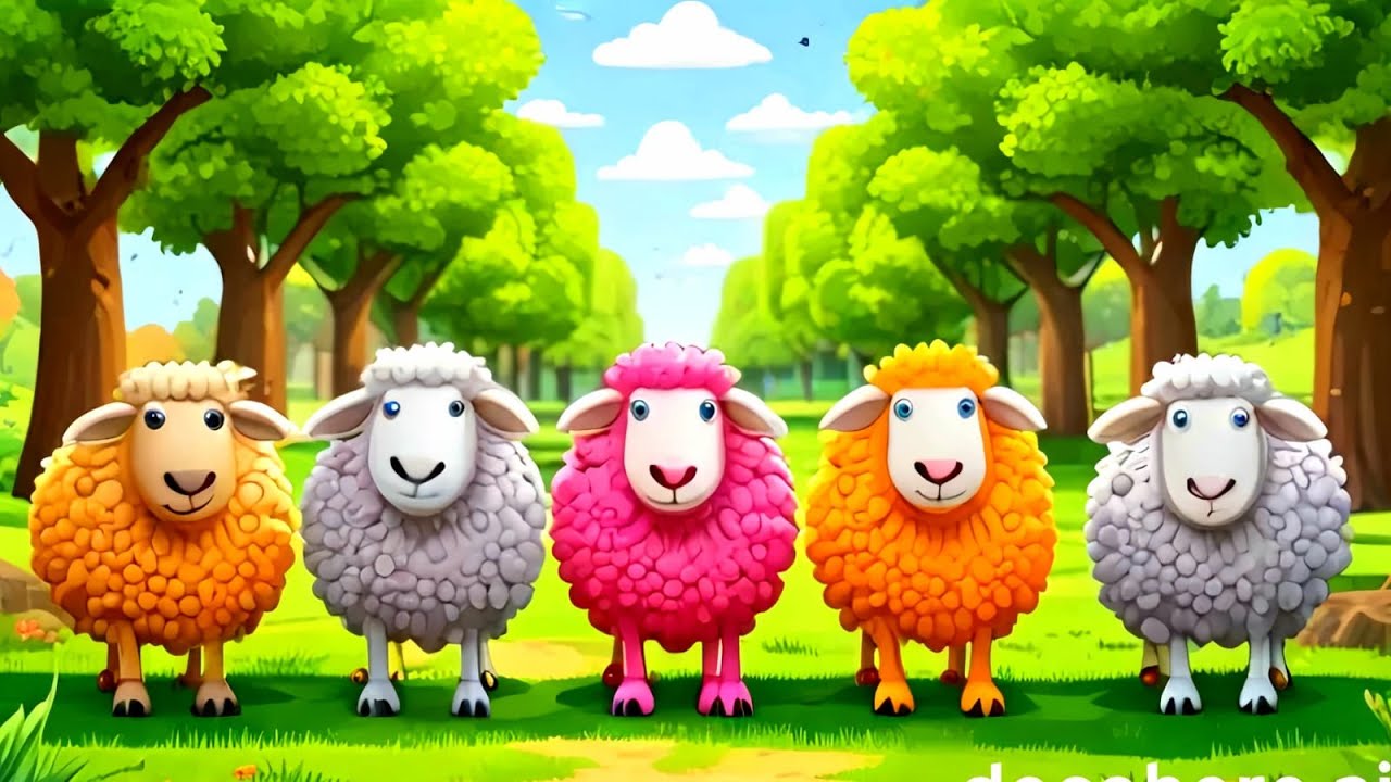 Baby Sheep Doo Doo | Baa Baa black Sheep | Five Little Sheep | Most ...