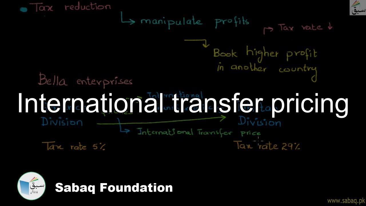 International transfer pricing, Accounting Lecture | Sabaq.pk - YouTube