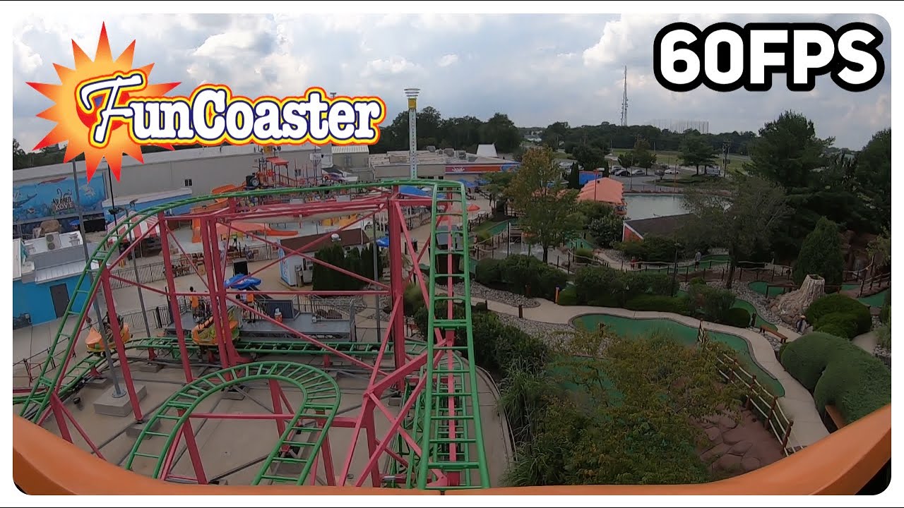 FunCoaster front seat on-ride 1080p POV @60fps - Funplex, Mount Laurel ...