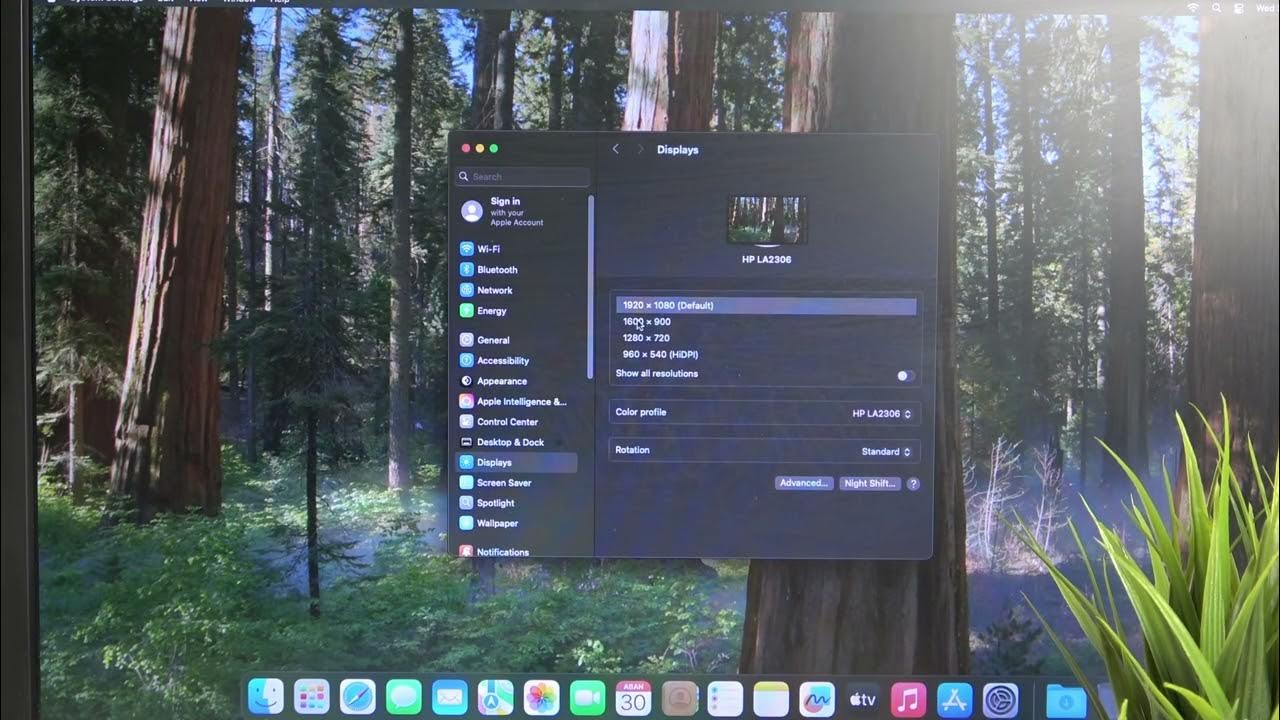 How to Change Display Resolution on APPLE Mac mini M4 - YouTube
