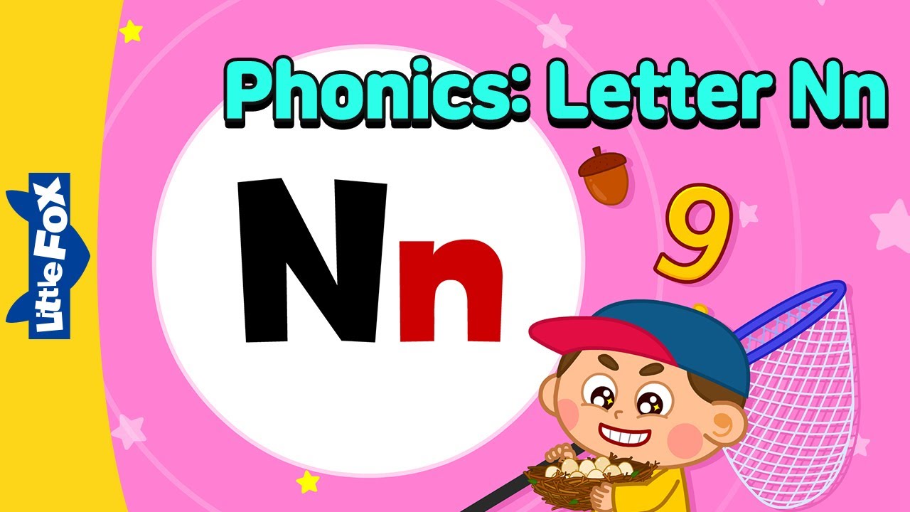 Phonics song | 영어 파닉스송 N | 파닉스 영어노래 | Nut Nine Nest Net | abc 송 | 리틀팍스 ...
