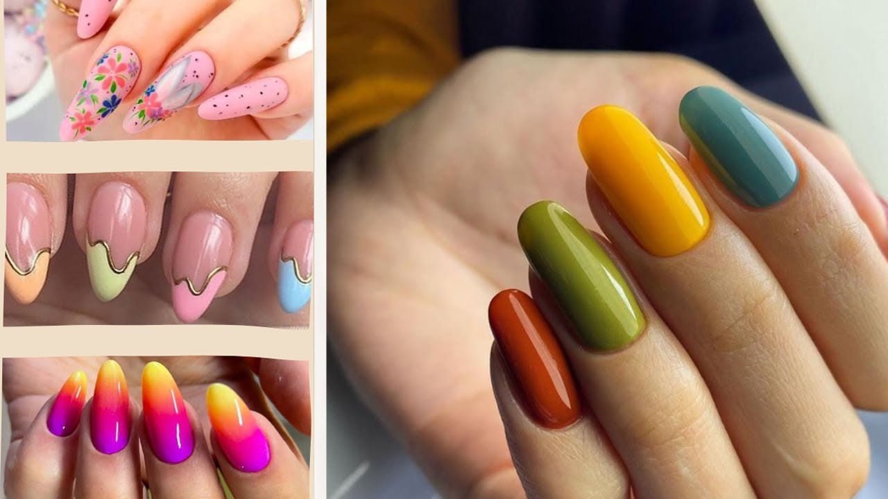 35+ Easy Spring Nail Inspo | Easy to Create at Home | Spring Vacation ...