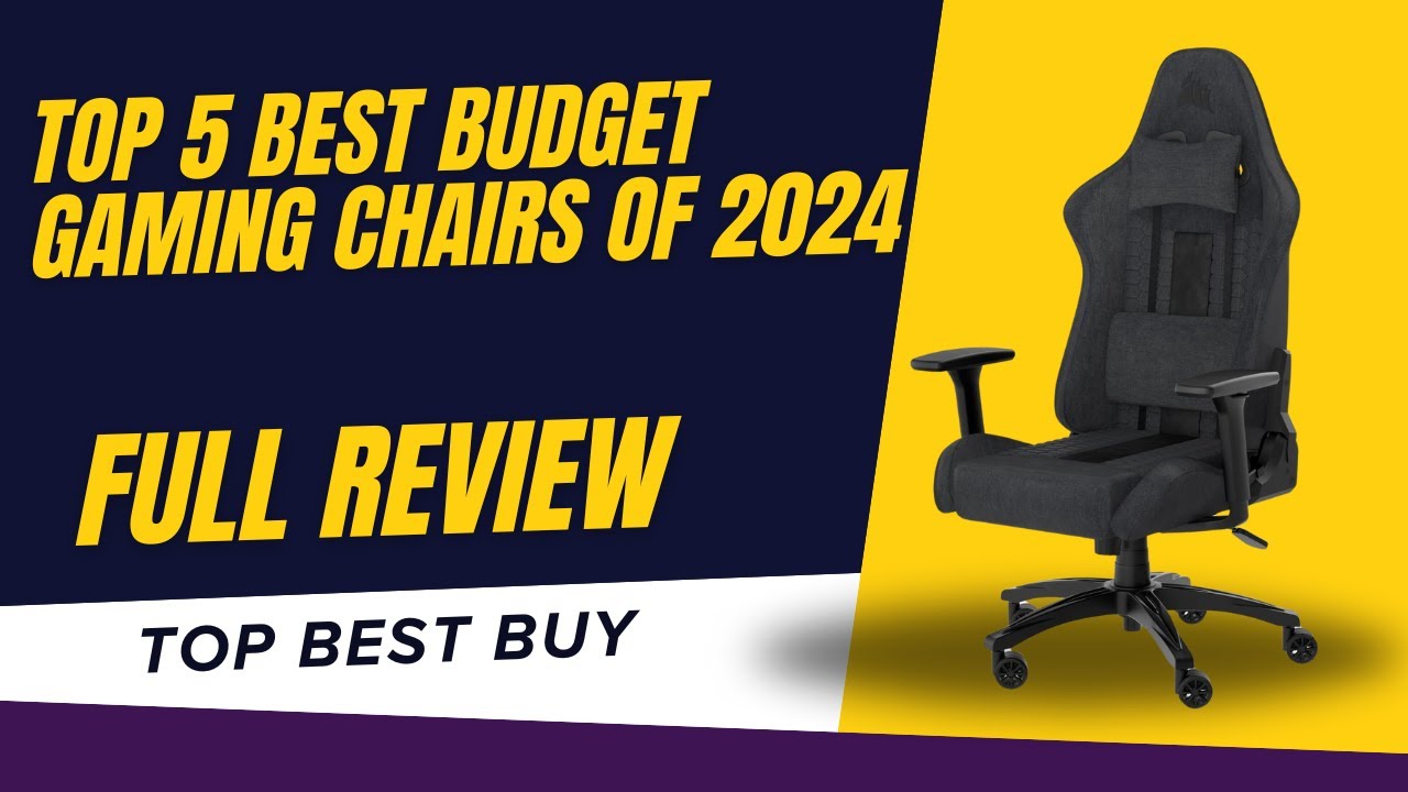 Top 5 BEST Budget Gaming Chairs of 2024 - YouTube