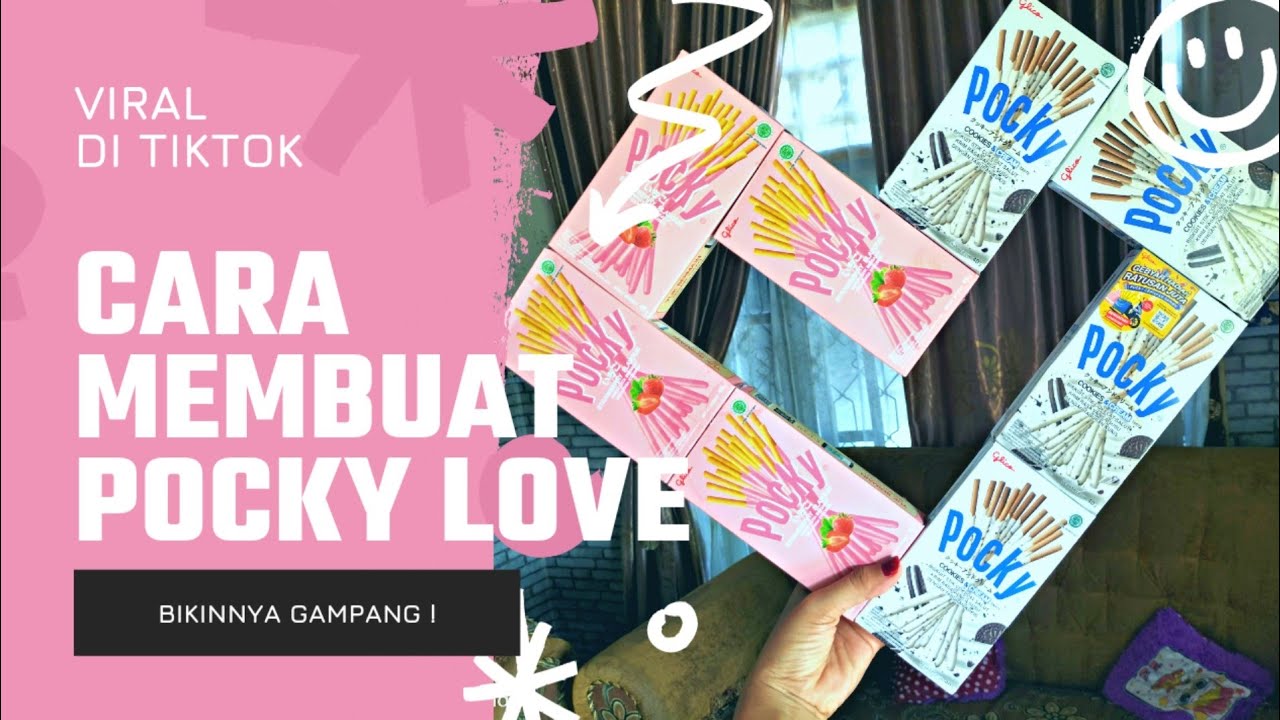 CARA MEMBUAT POCKY LOVE yang viral || Buket Pocky || Pocky love - YouTube