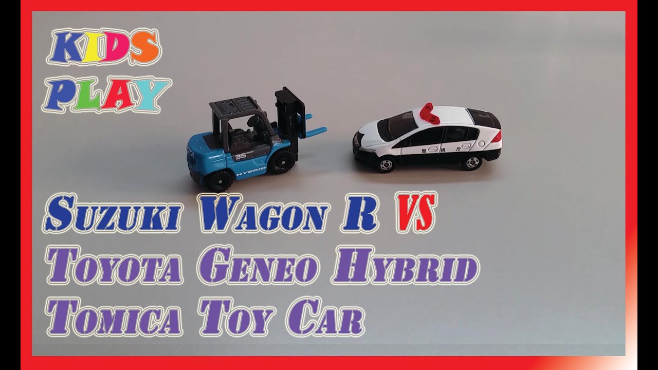 Honda Insight Patrol Car VS Toyota Geneo Hybrid | Tomica Toy Car - YouTube