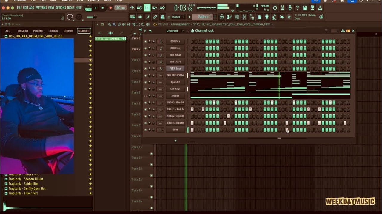 Making a Riddim for 450 part 2 - YouTube