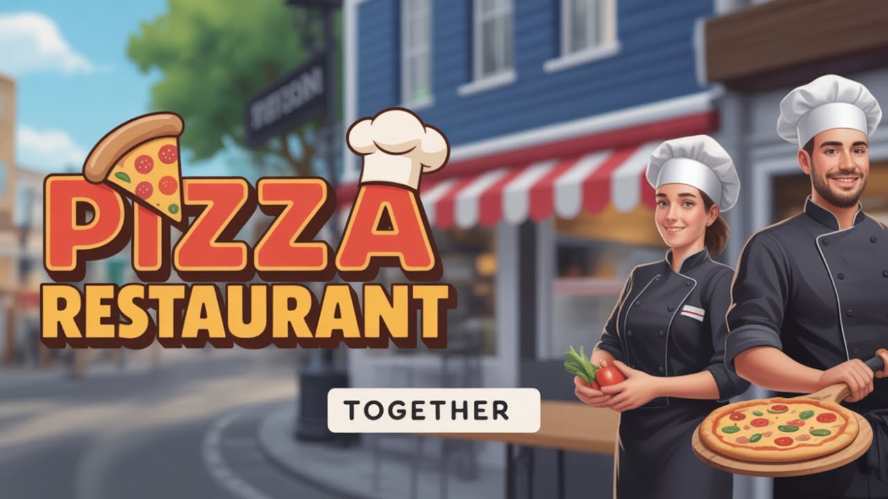 Pizza Restaurant Together - Multiplayer Kitchen Madness - Live EP#1 ...