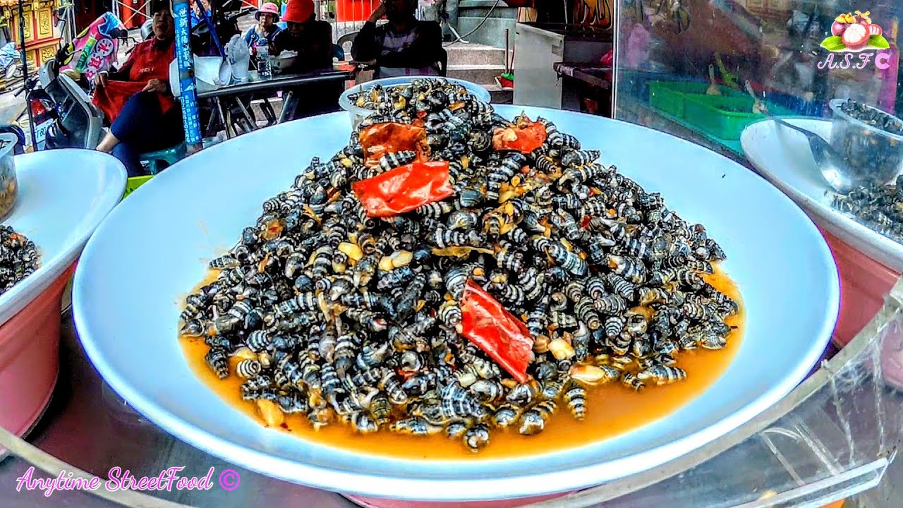 TAIWAN CIJIN ISLAND 🇹🇼 STREET FOOD YUMMY SNAILS🌶️🐚 KAOHSIUNG TOURIST ...
