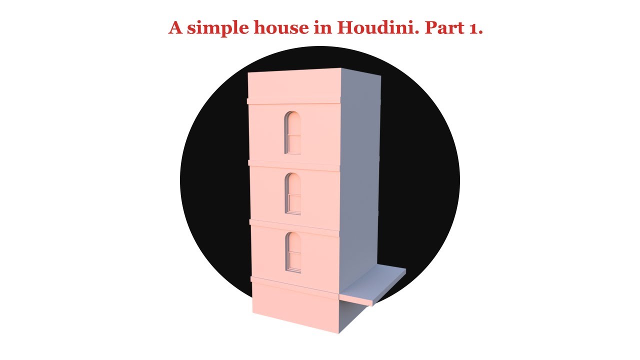 A simple house in Houdini. Part 1 - YouTube