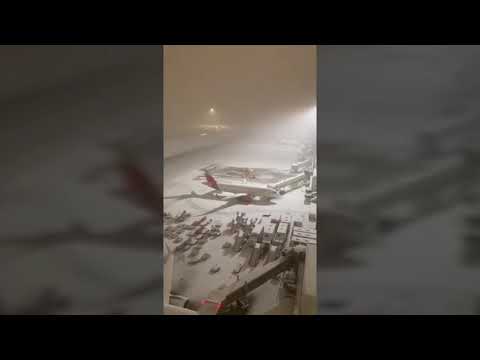 La nieve de Filomena deja imágenes únicas en Madrid