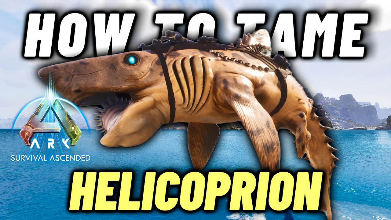 How To Tame A Helicoprion, Ark Survival Ascended Tame Guide! - YouTube