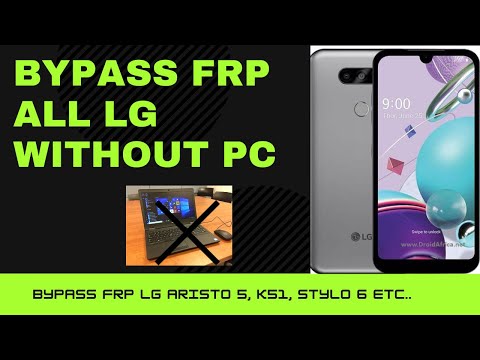 Bypass FRP all LG aristo 5 - YouTube