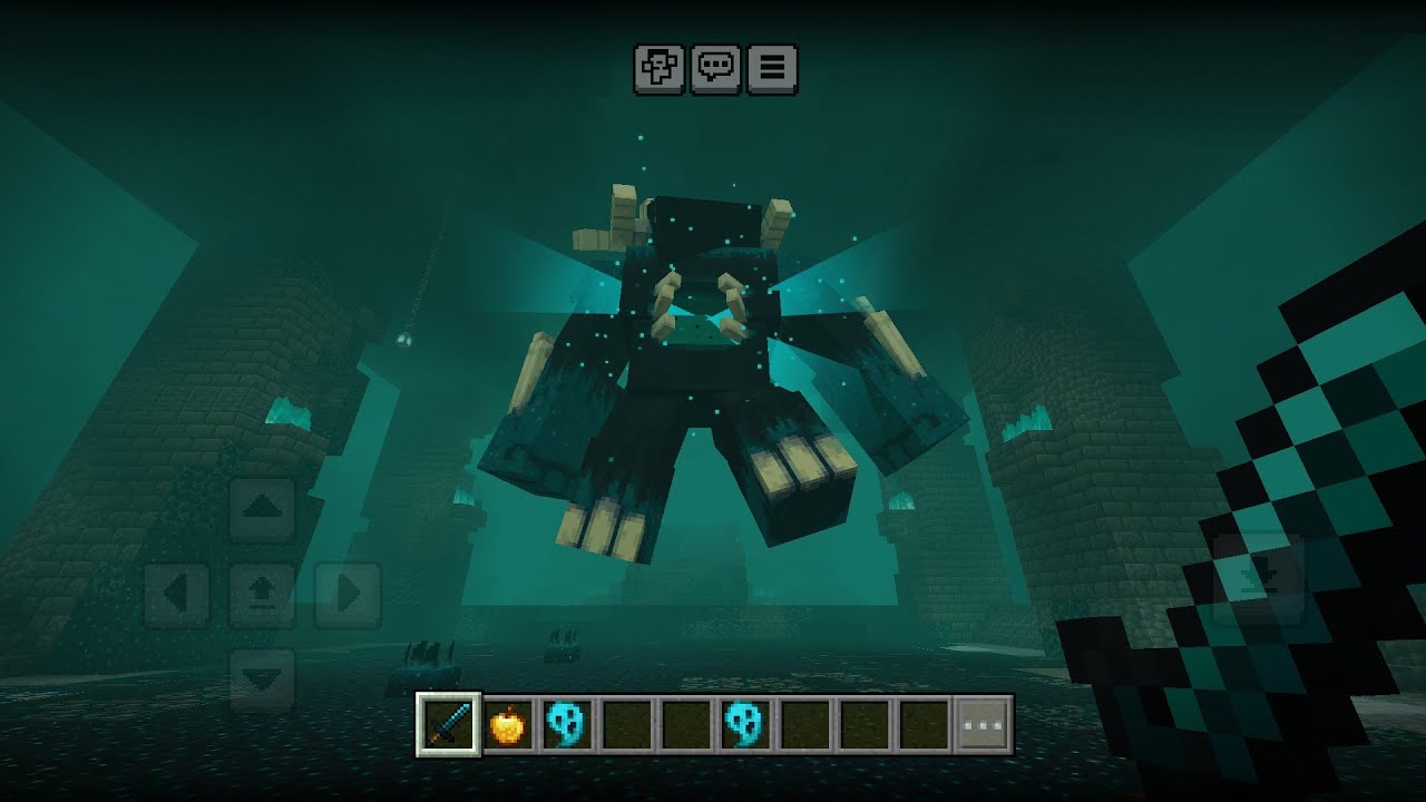 MEGA WARDEN MOD IN MINECRAFT PE - YouTube