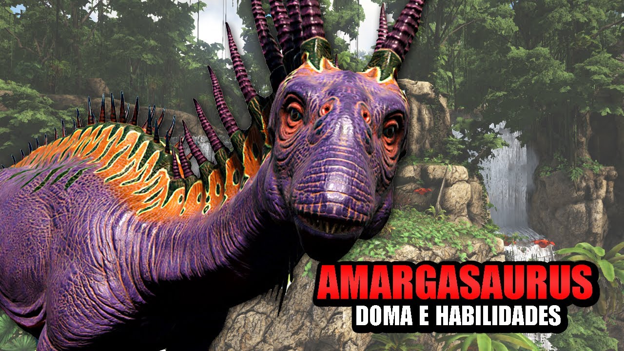 AMARGASAURUS - DOMA E HABILIDADES - PRIMEIRAS IMPRESSÕES - ARK LOST ...