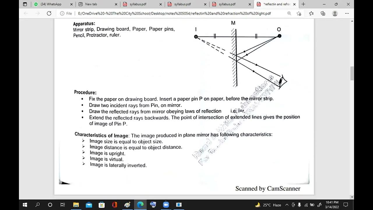 reflection part 1 - YouTube