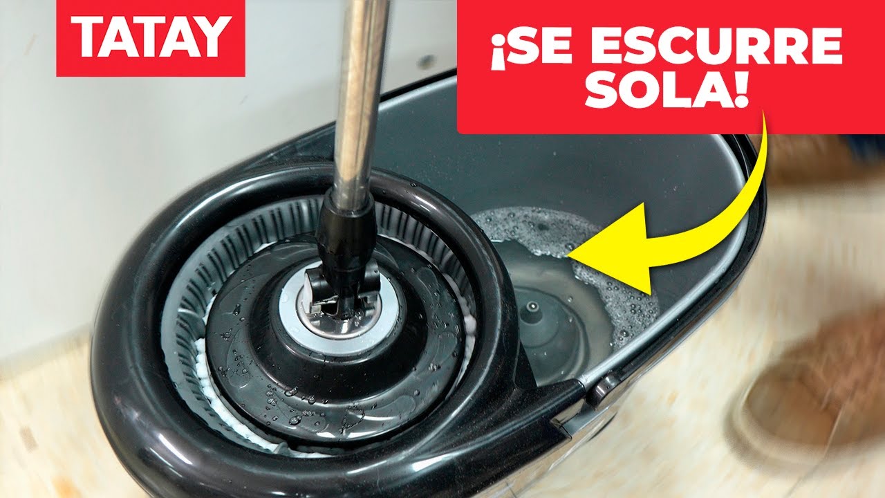😱¡Esta FREGONA se ESCURRE SOLA! 💦 CUBO y FREGONA TWISTER 🌪️de TATAY ...