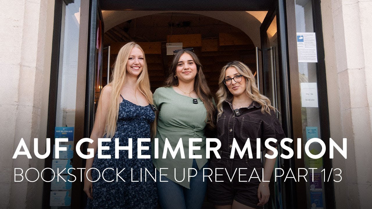 AUF GEHEIMER MISSION | Bookstock Line Up Reveal Part 1/3 - YouTube