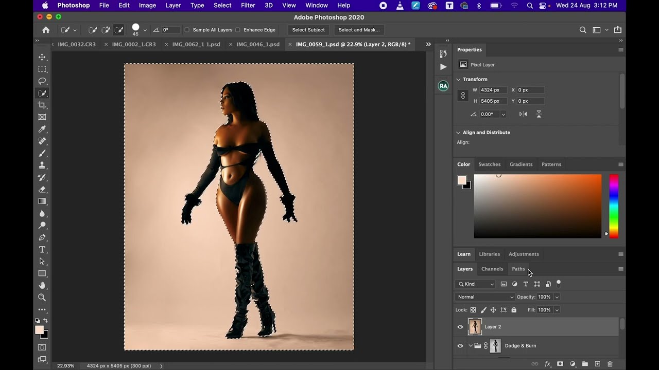 How to clean background in 40 second - YouTube